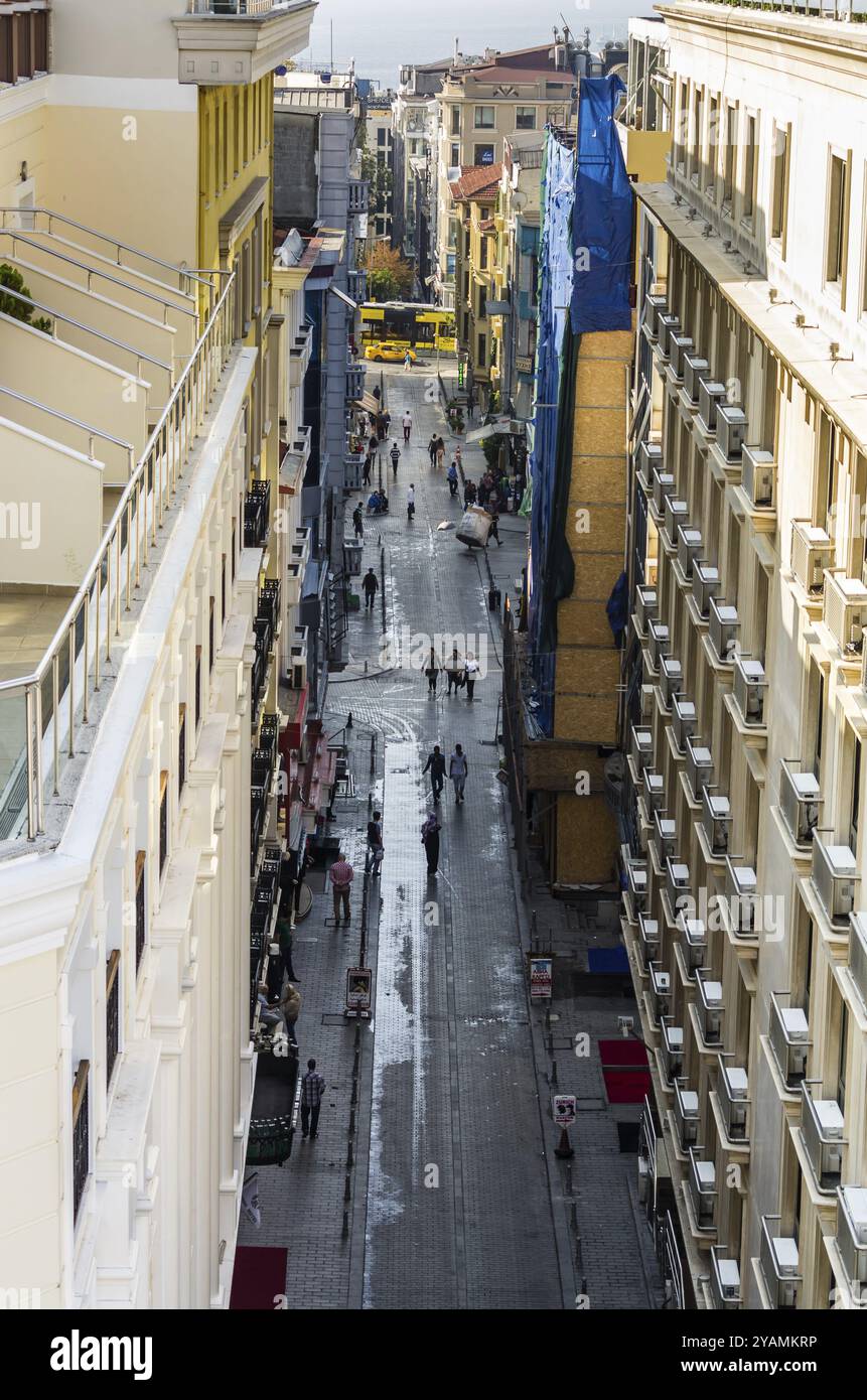 Top view on a streer in Istanbul, Turkey, Asia Stock Photo - Alamy