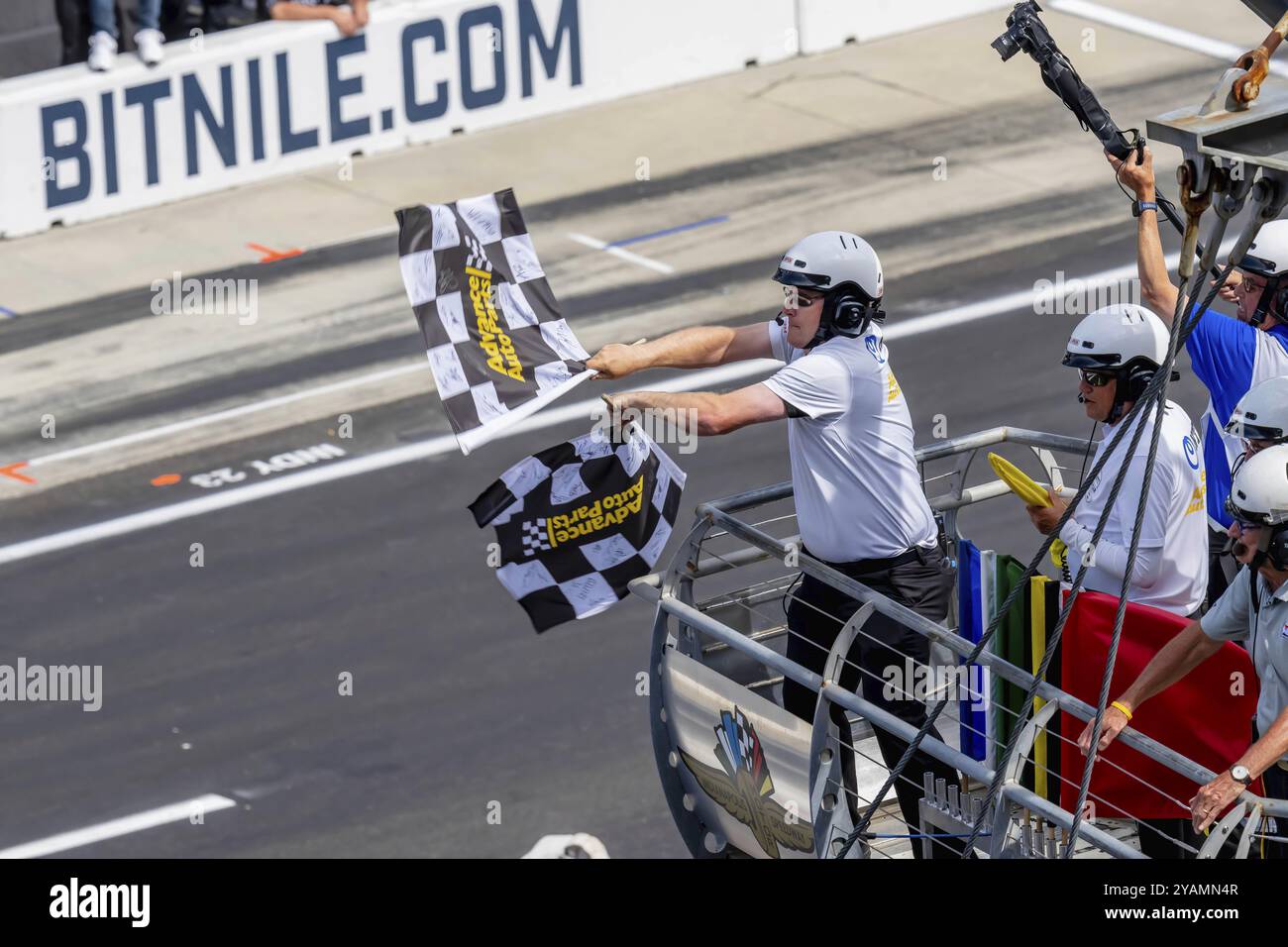 INDYCAR driver, JOSEF NEWGARDEN (2) of Nashville, Tennessee, wins the ...