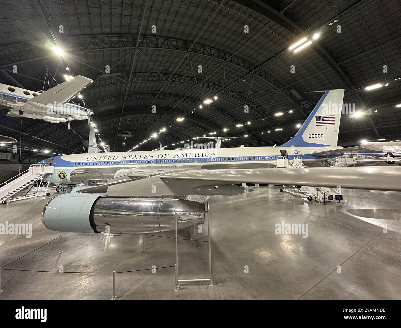 May 24, 2023-Dayton, OH: SAM 26000 Presidential Boeing VC-137C aircraft ...