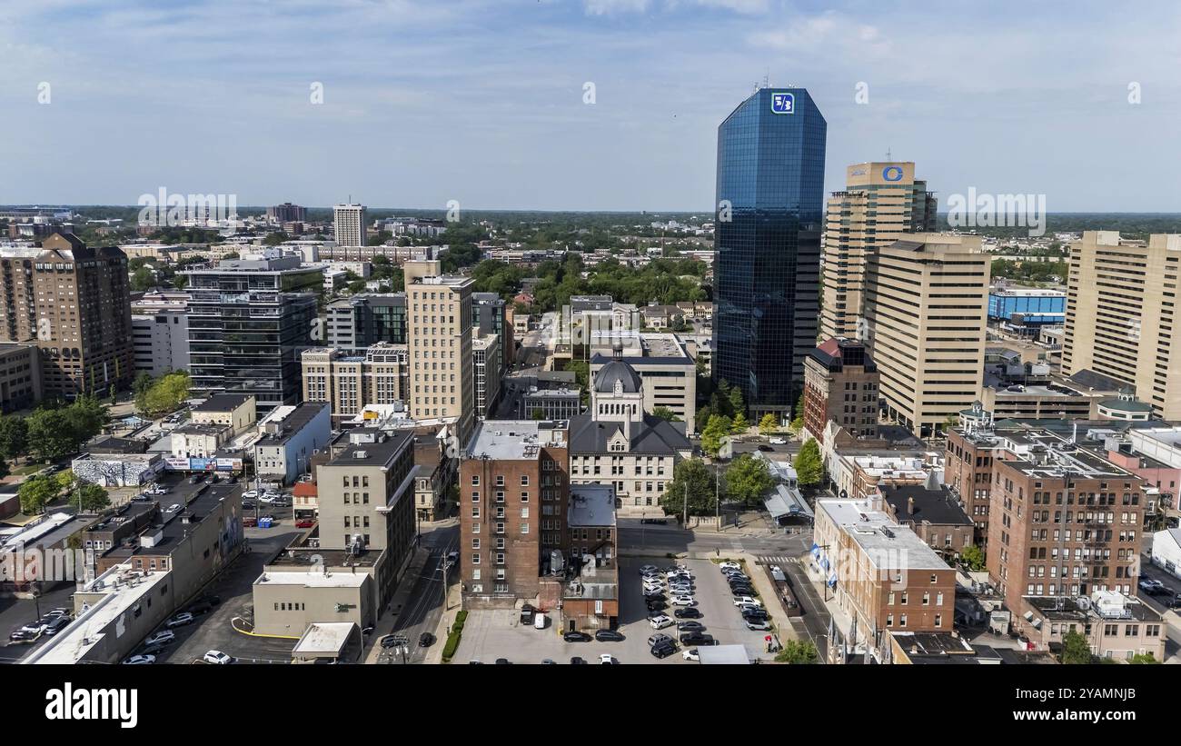 Aerial view of Lexington, KY: A vibrant city known as the Stock Photo ...