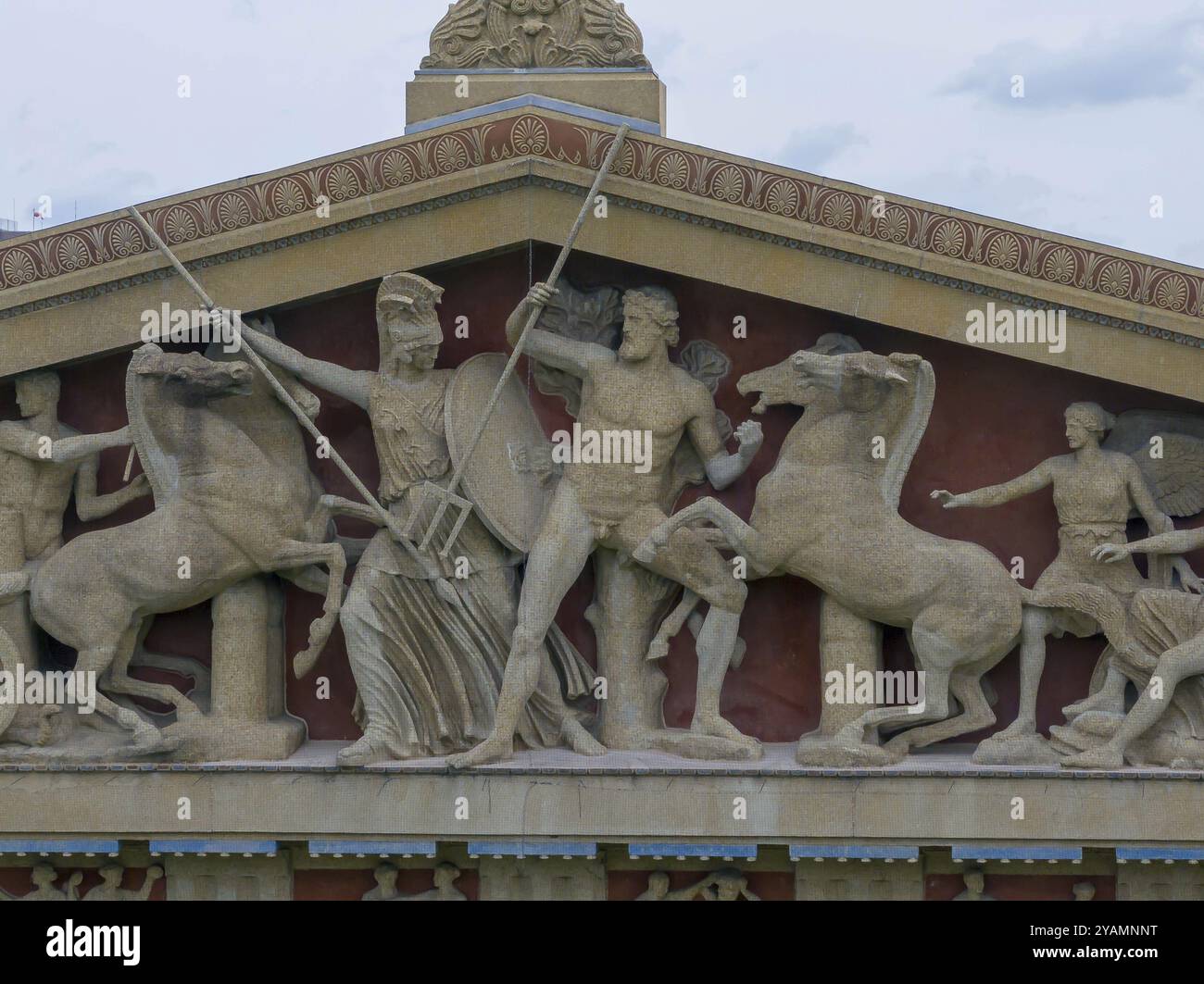 Aerial view of the Parthenon in Centennial Park, Nashville Tennessee Stock Photo - Alamy
