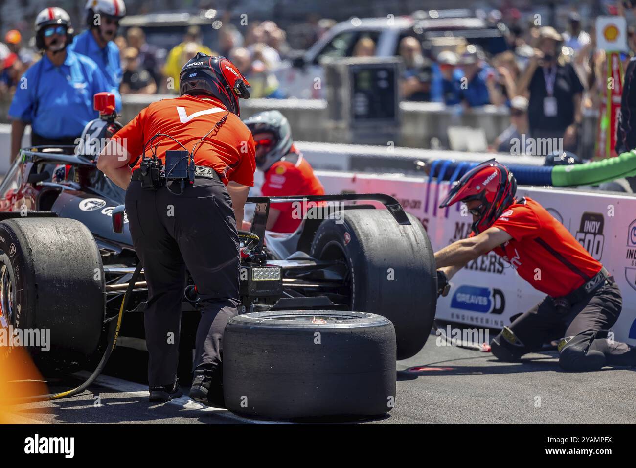 INDYCAR driver, WILL POWER (12) of Toowoomba, Australia, brings his ...