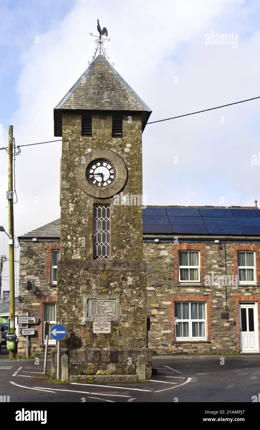 This memorial commemorates the residents of St Teath who were killed or ...