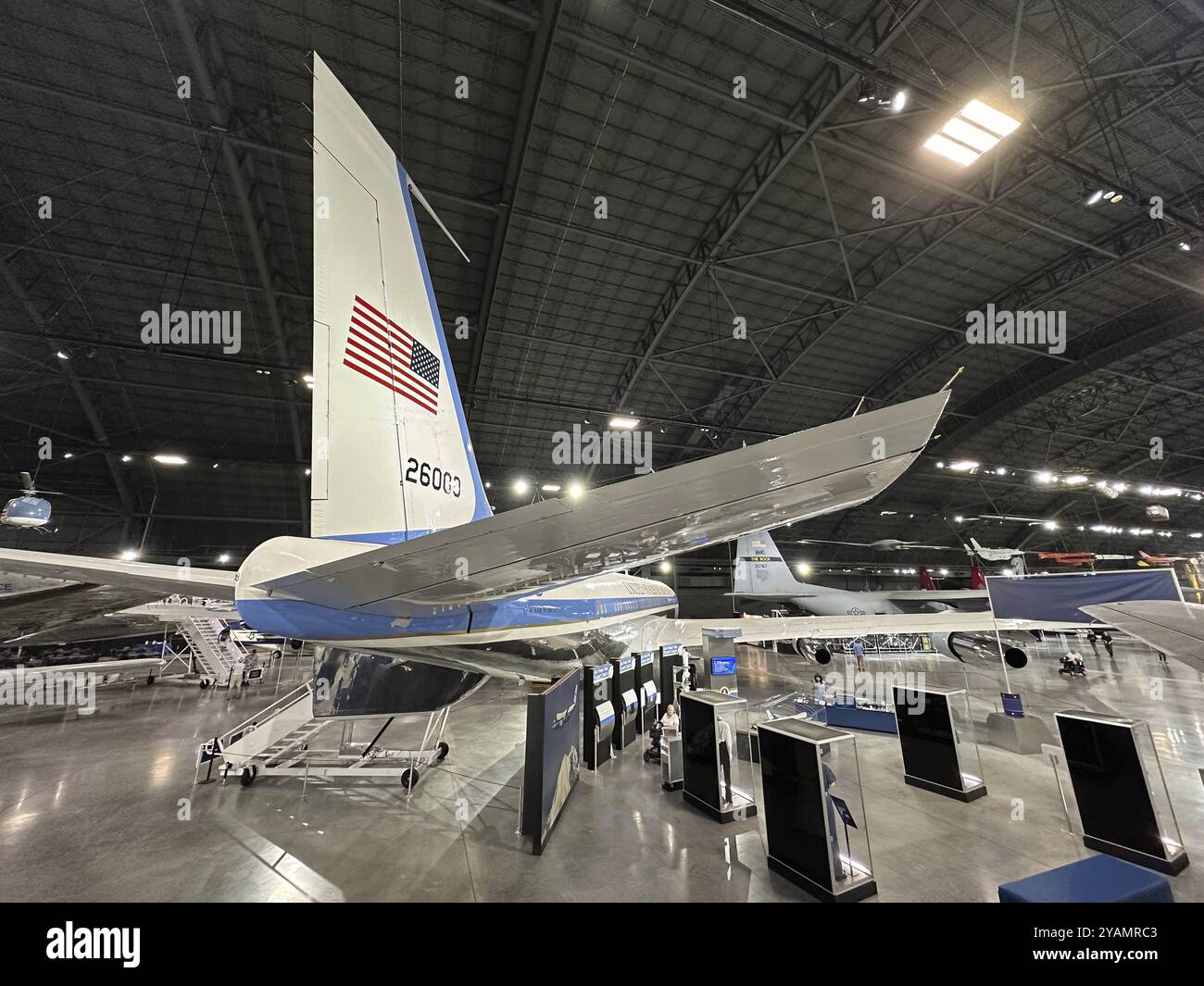 May 24, 2023-Dayton, OH: SAM 26000 Presidential Boeing VC-137C aircraft ...