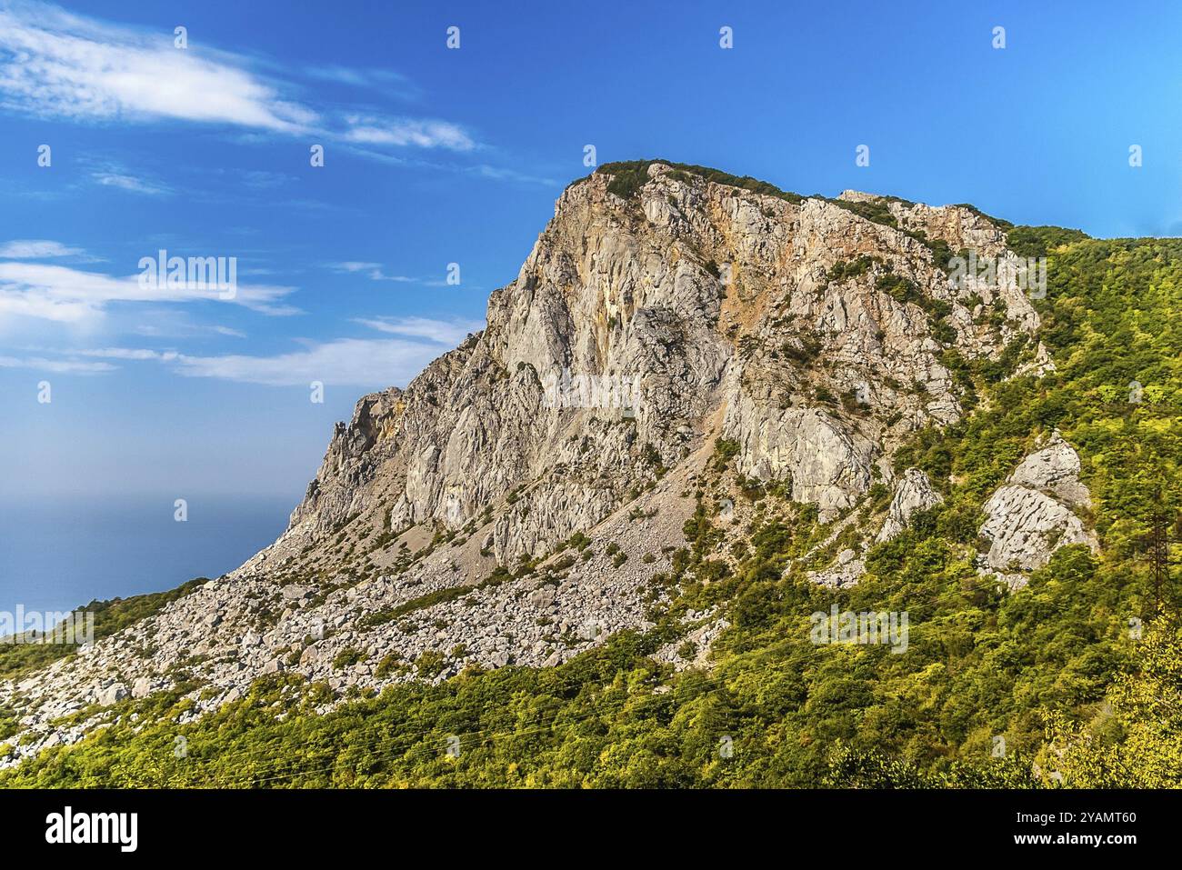 Landscape view on mountain in Crimea, Ukraine, Europe Stock Photo - Alamy