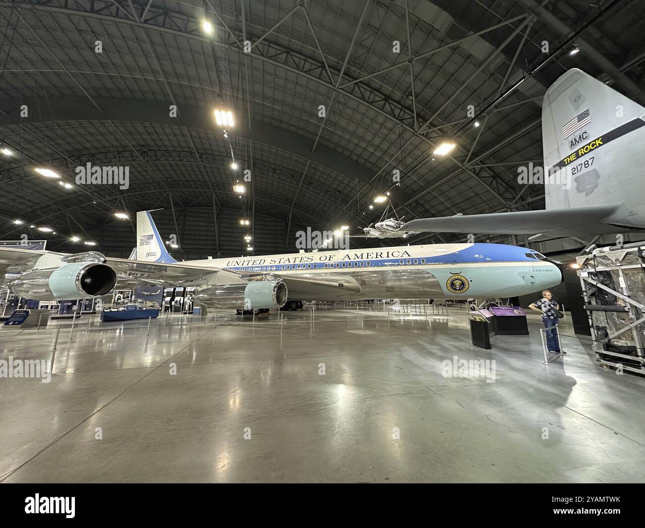 May 24, 2023-Dayton, OH: SAM 26000 Presidential Boeing VC-137C aircraft ...