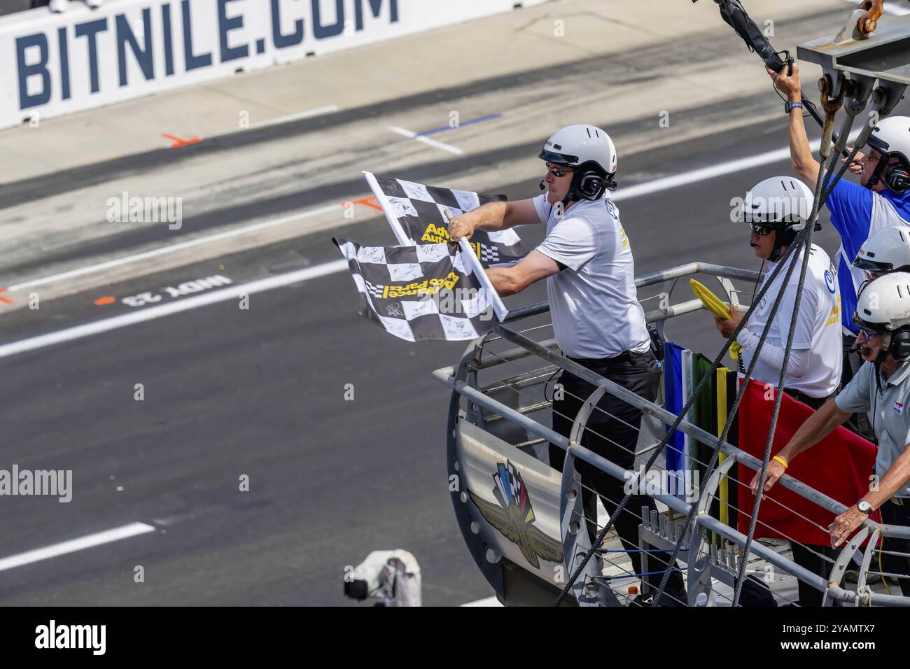 INDYCAR driver, JOSEF NEWGARDEN (2) of Nashville, Tennessee, wins the ...