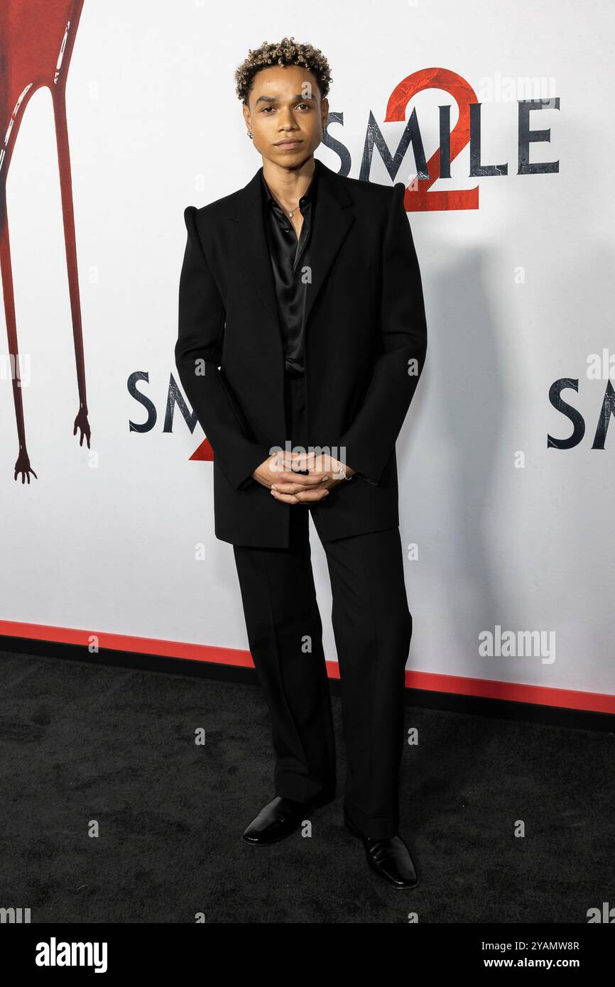 Los Angeles, USA. 14th Oct, 2024. Miles Gutierrez-Riley attends the ...