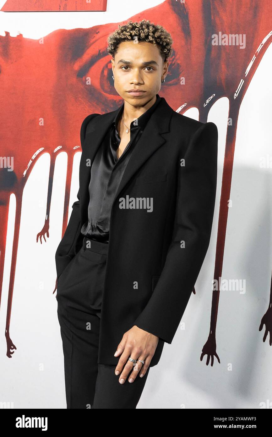 Los Angeles, USA. 14th Oct, 2024. Miles Gutierrez-Riley attends the ...