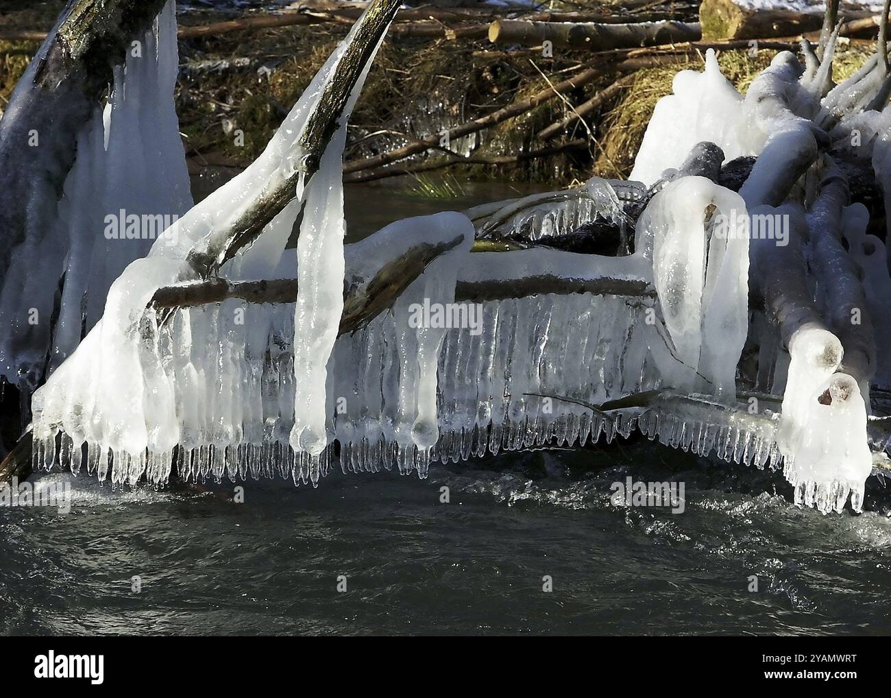 Frozen flood waters hi-res stock photography and images - Alamy