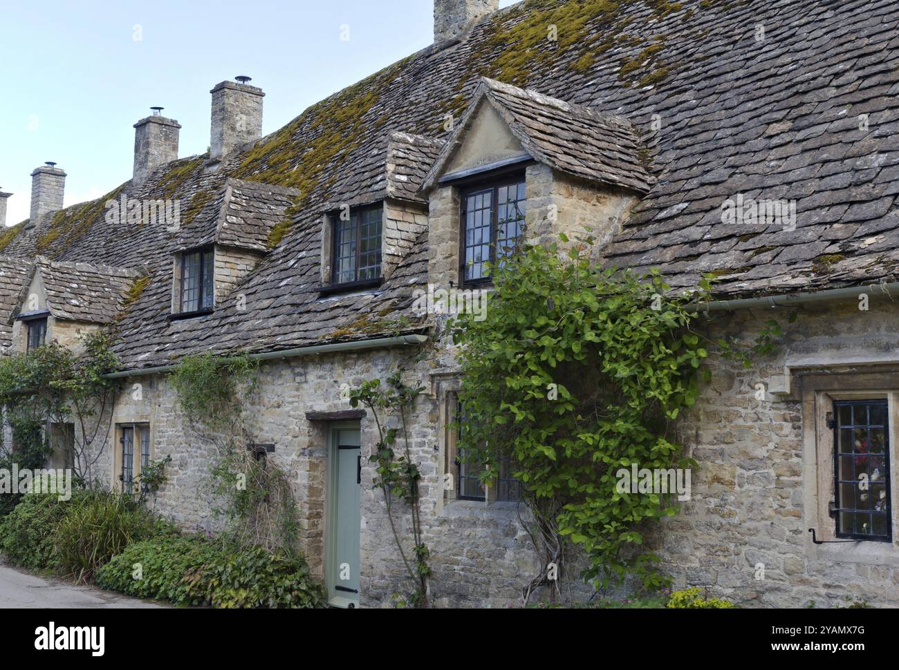 Arlington Row in the village of Bibury in the Cotswolds, owned by the ...