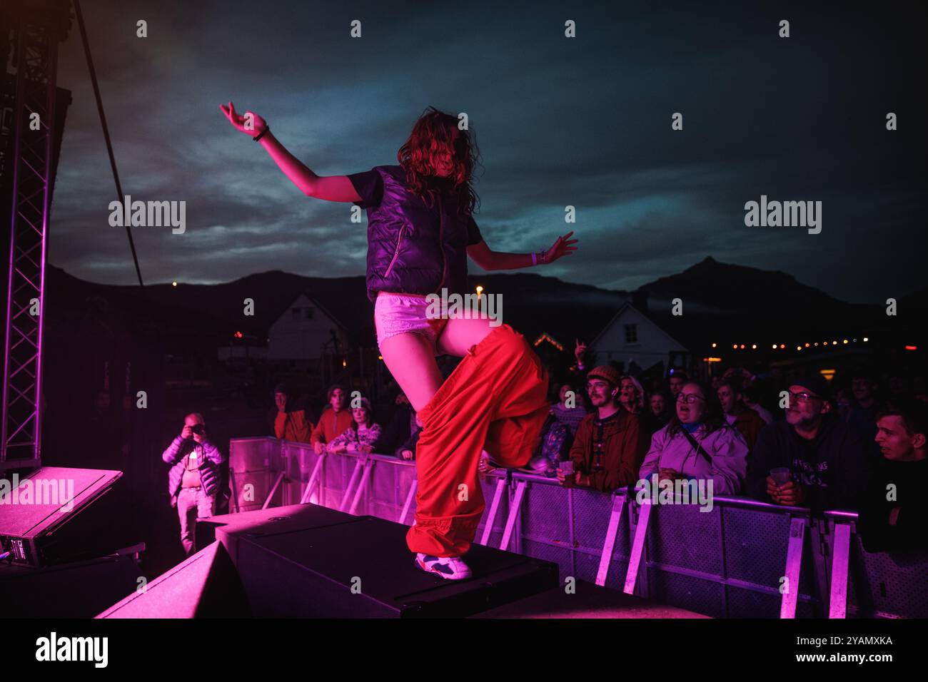 Sydregote, Faroe Island. 19th, July 2024. The Icelandic band Groa ...