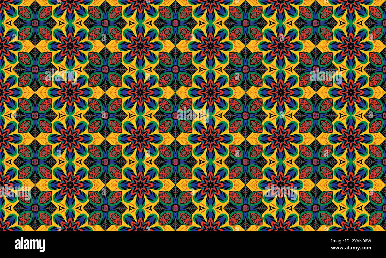Ghanian fabric Stock Vector Images - Alamy