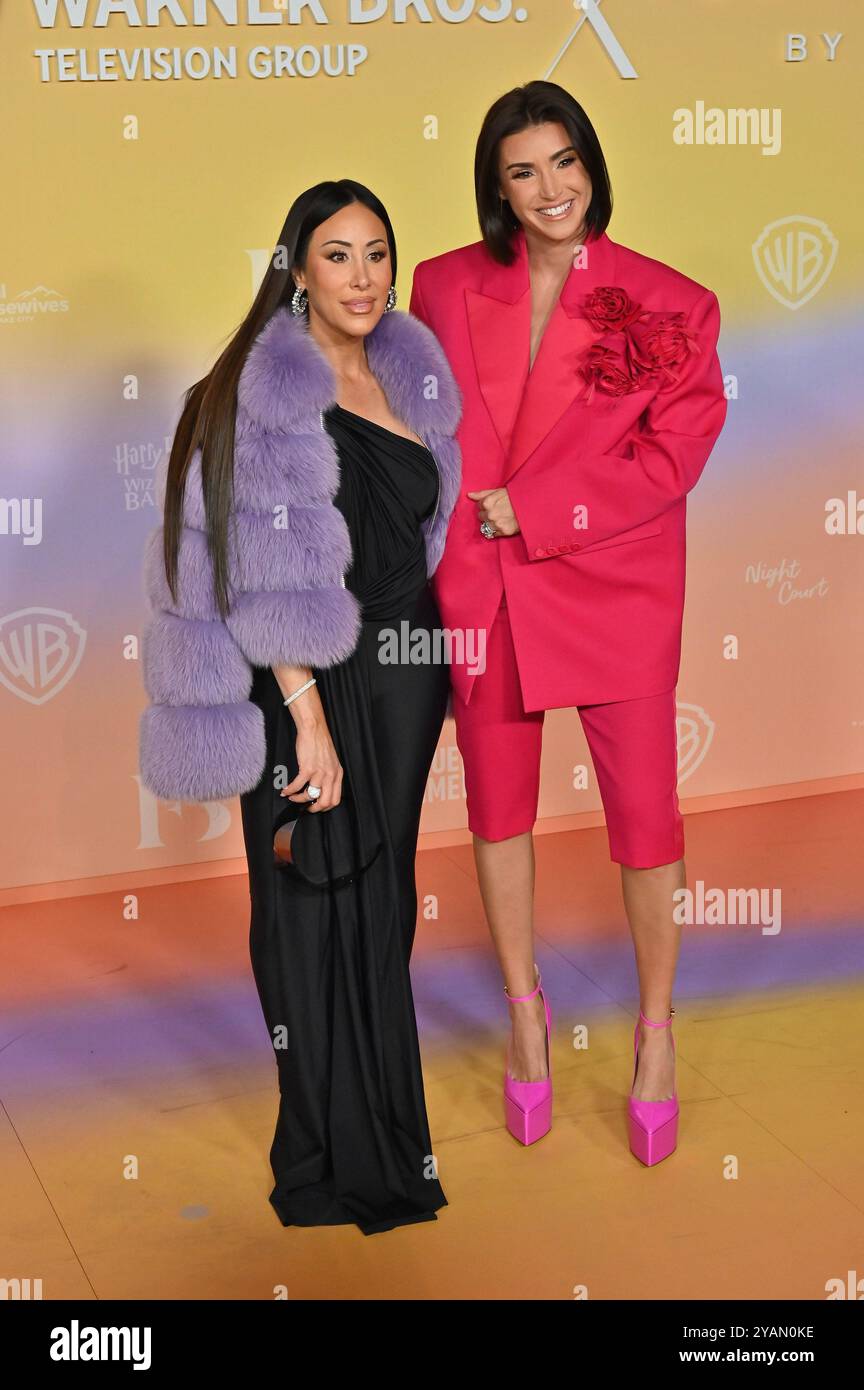 Los Angeles, CA USA - October 10, 2024: Angie Katsanevas, Bronwyn ...