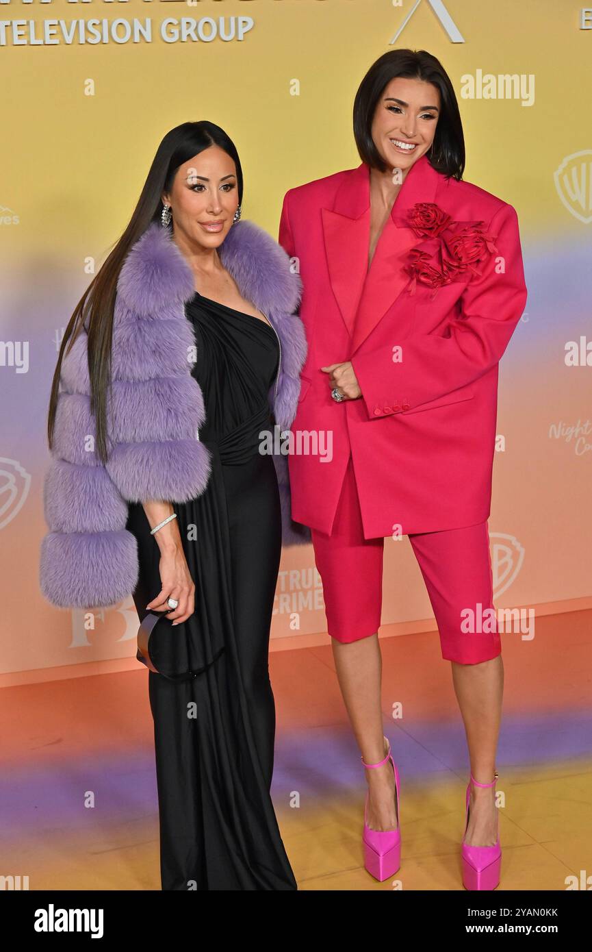 Los Angeles, CA USA - October 10, 2024: Angie Katsanevas, Bronwyn ...