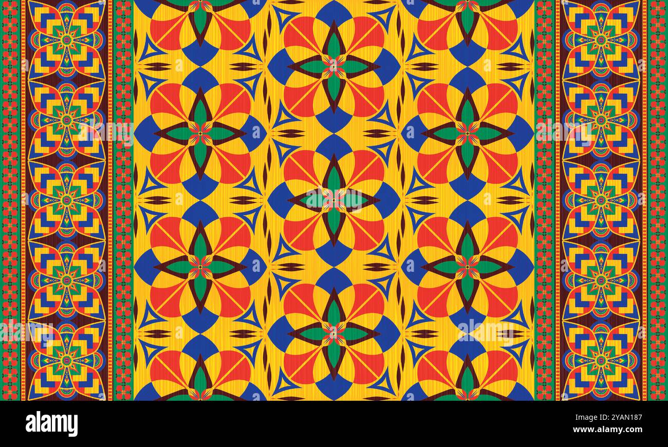 Nigeria pattern fabric Stock Vector Images - Alamy