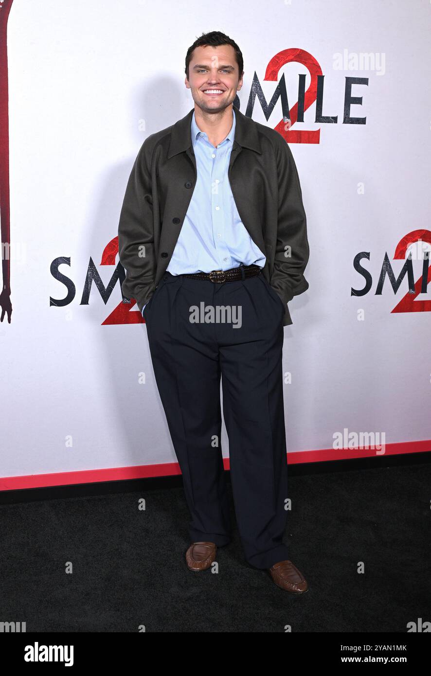 Hollywood, USA. 14th Oct, 2024. Ray Nicholson arriving to the ‘Smile 2 ...