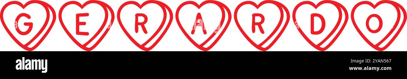 heart shape cute name design for print on tshirt,valentine gift,baby ...