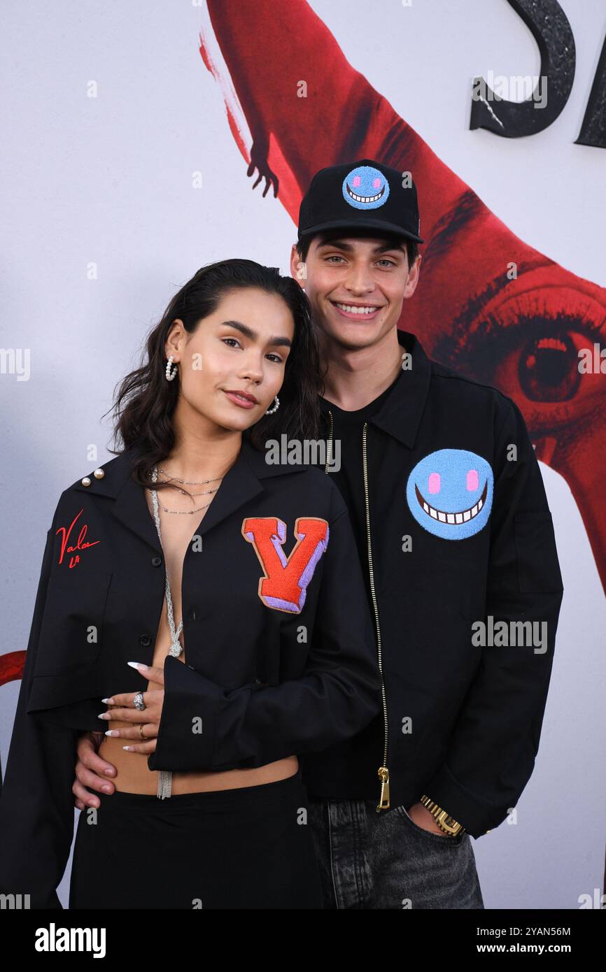 Los Angeles, California, USA 14th October 2024 Tehya and Cameron Porras ...