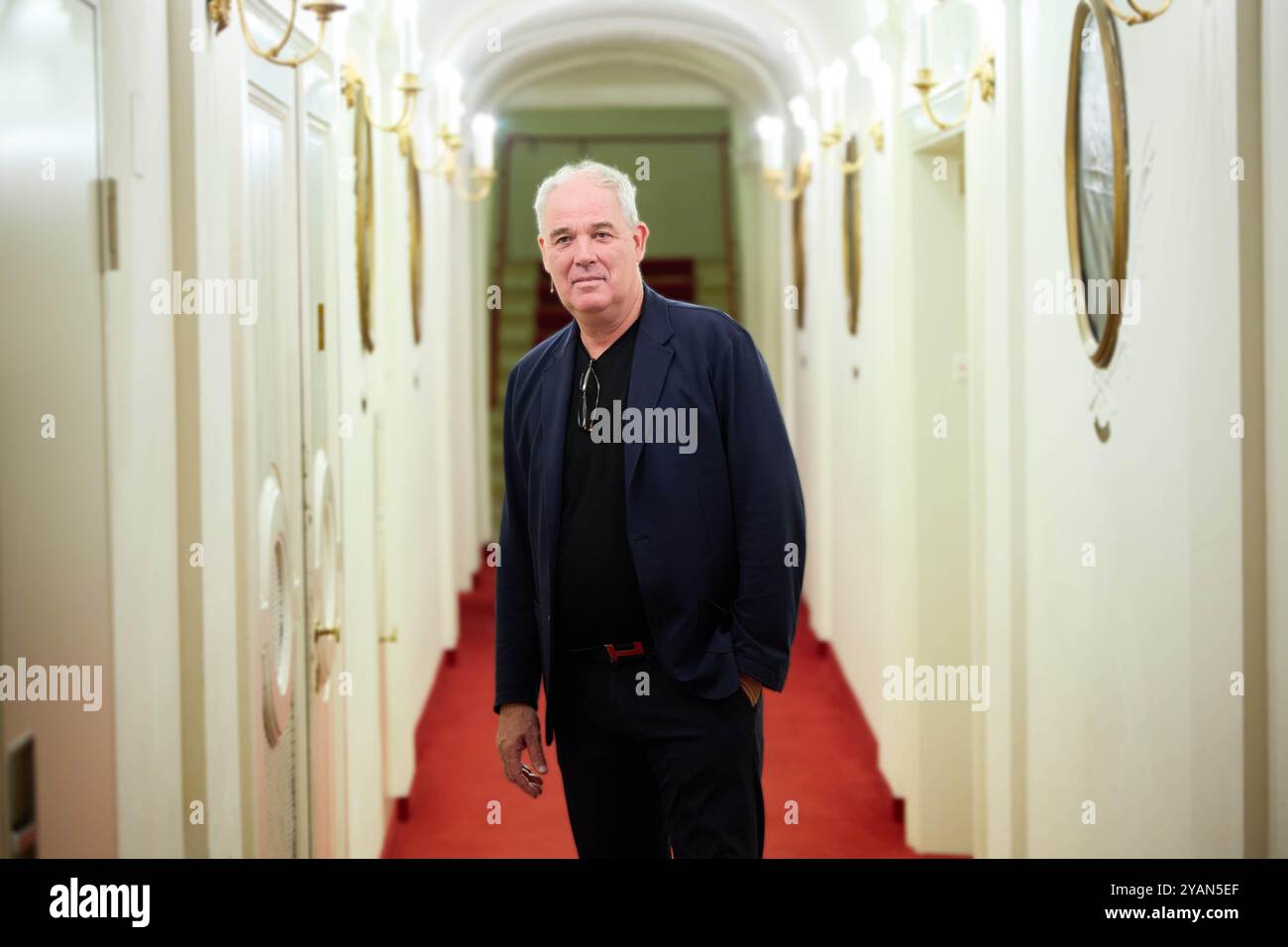 Matthias HARTMANN, portrait, dutring book presentation and reading of ...