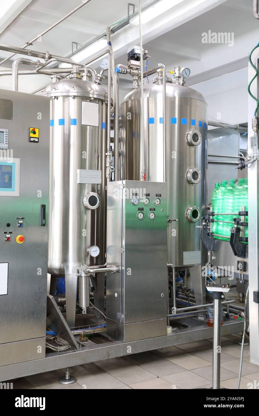 Modern automatic treatment and filtration of drinking water system ...