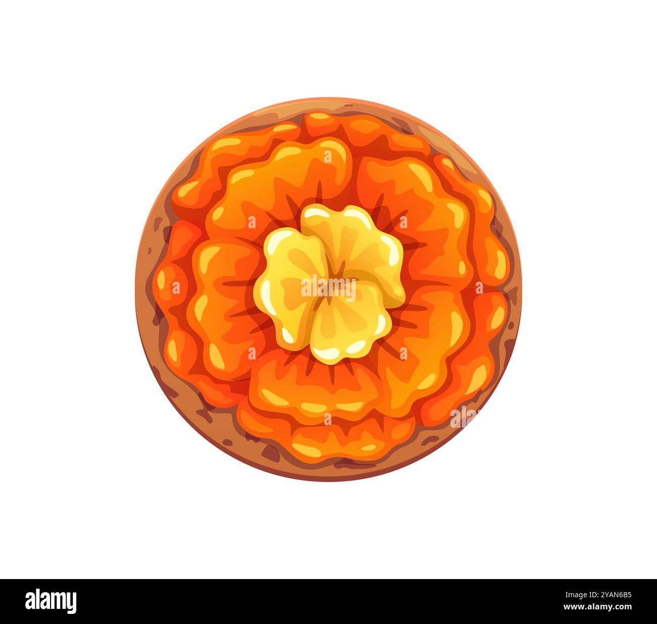 Mexican Day of Dead marigold flower cookie. Hispanic traditional ...