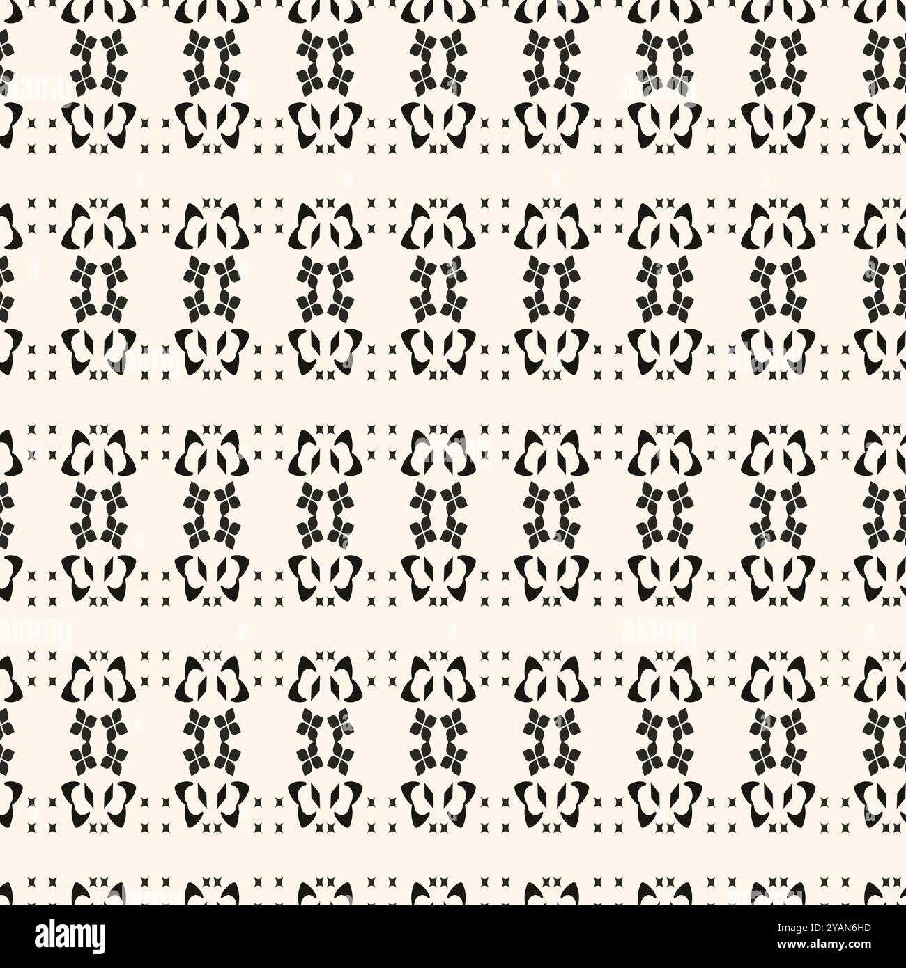 Simple minimalist geometric seamless pattern. Abstract monochrome ...