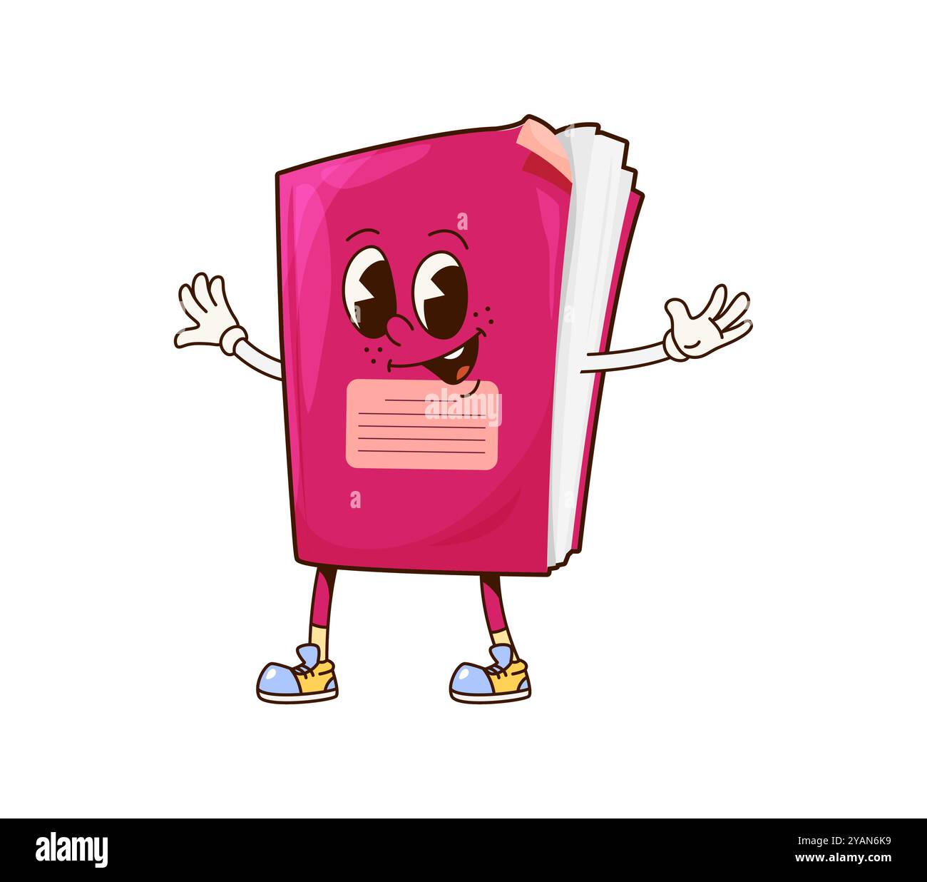 Cartoon illustration textbook waving hi-res stock photography and ...