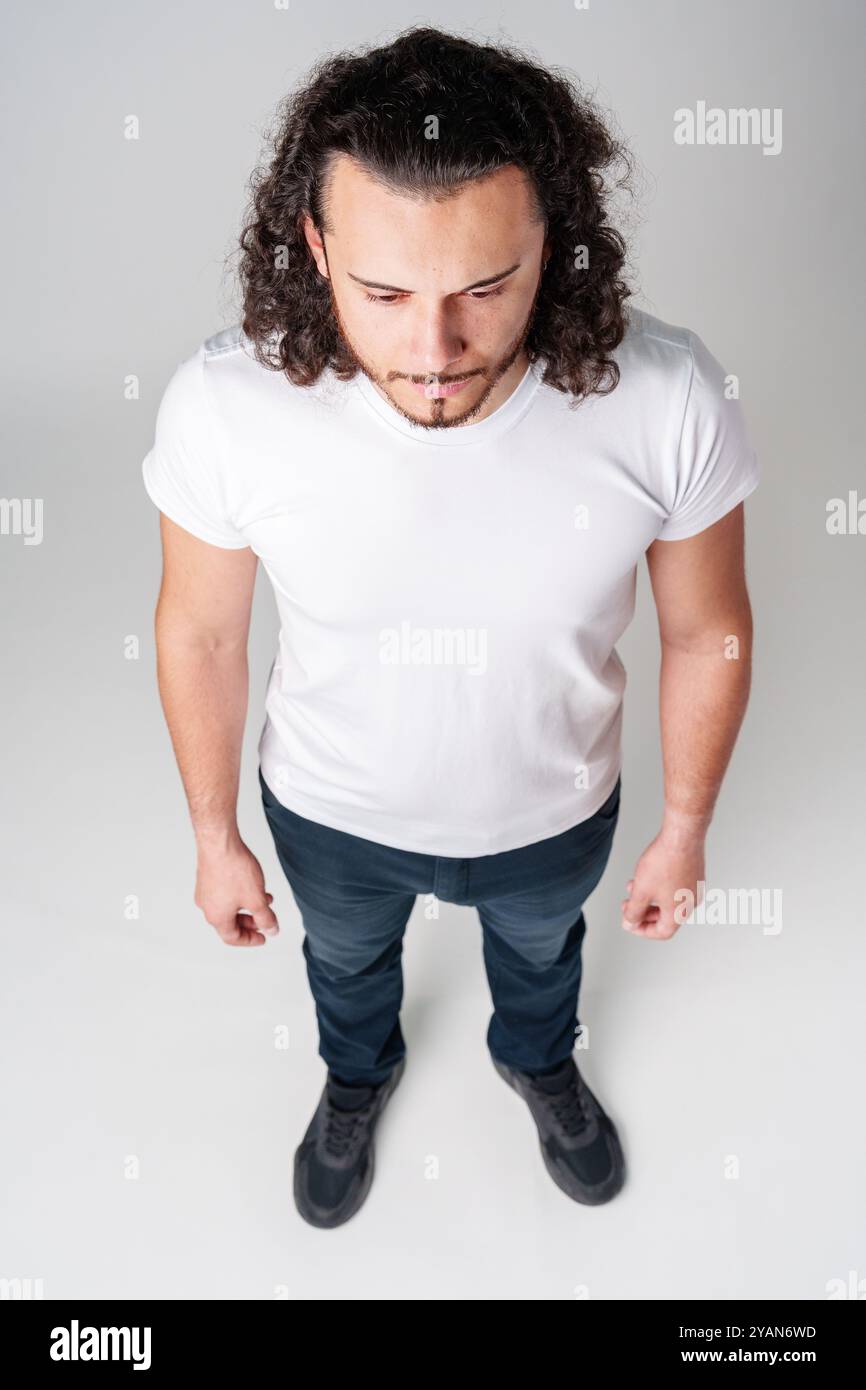 Confident figure stands hi-res stock photography and images - Alamy