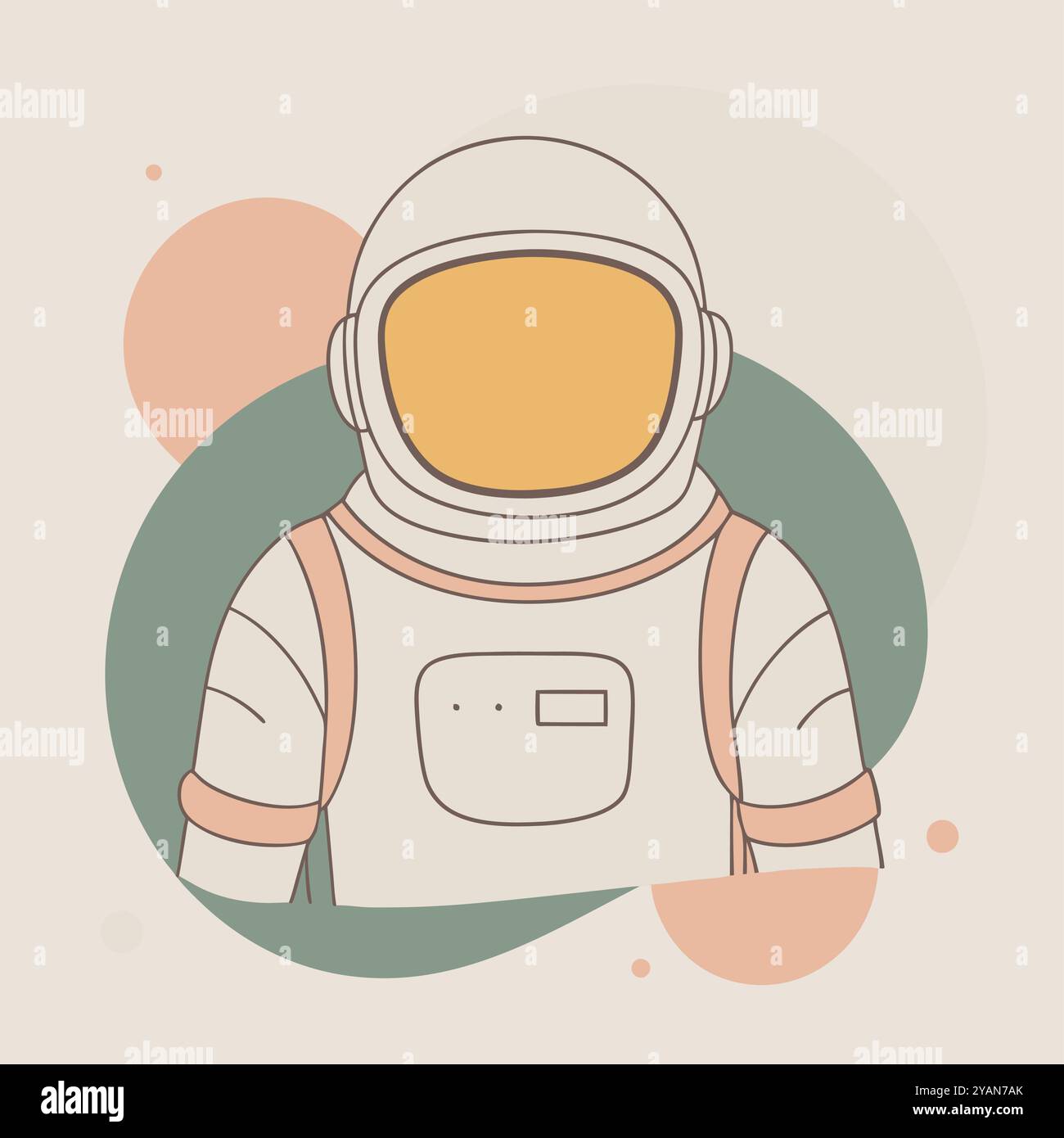 Astronaut Exploring Outer Space Cosmonaut In Spacesuit Performing Extravehicular Activity Or