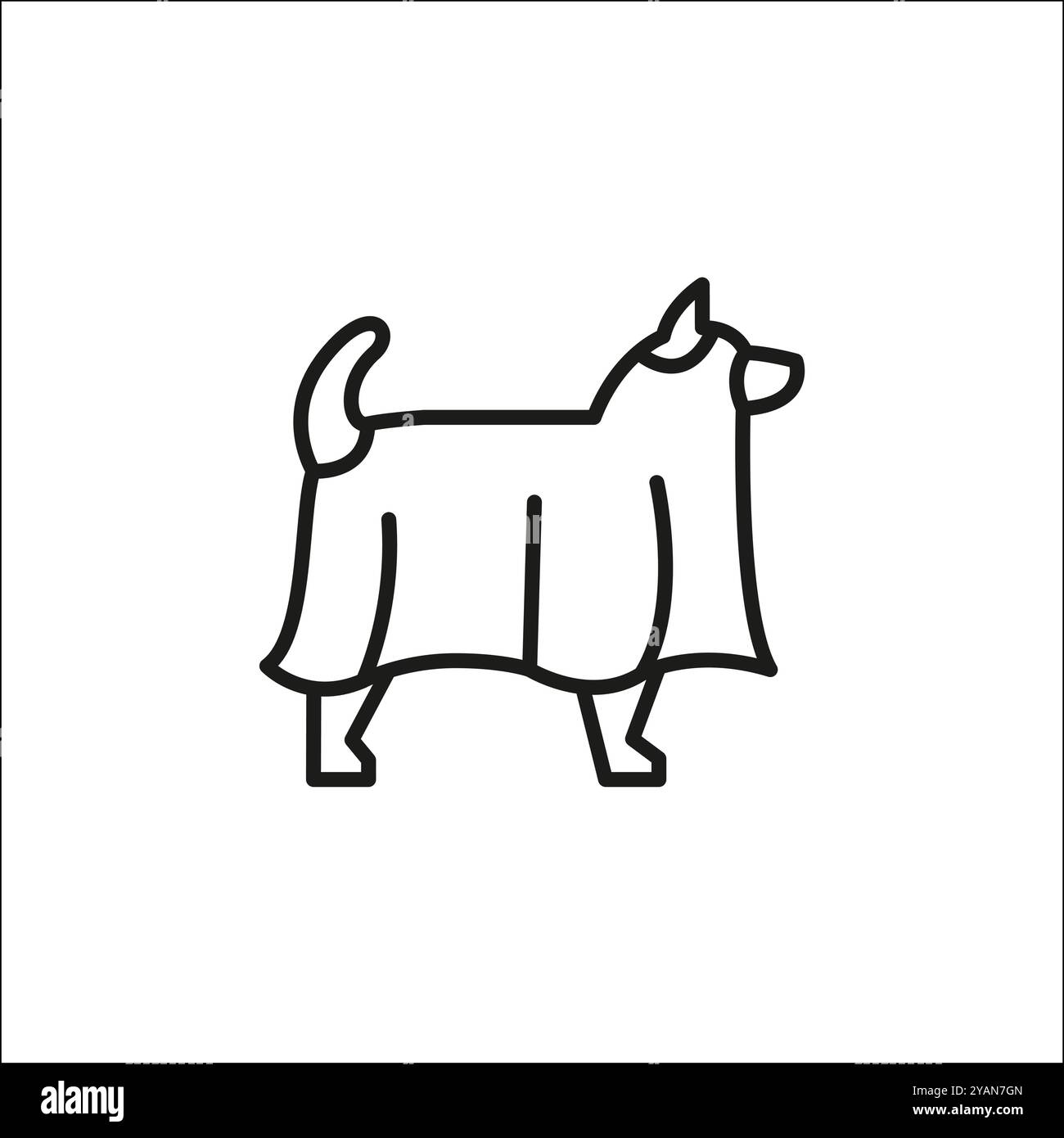 Dog skeleton halloween Stock Vector Images - Alamy