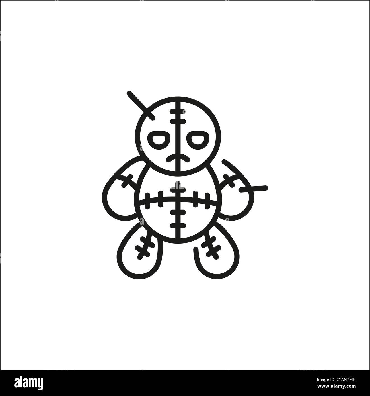 Voodoo doll icon Stock Vector Image & Art - Alamy