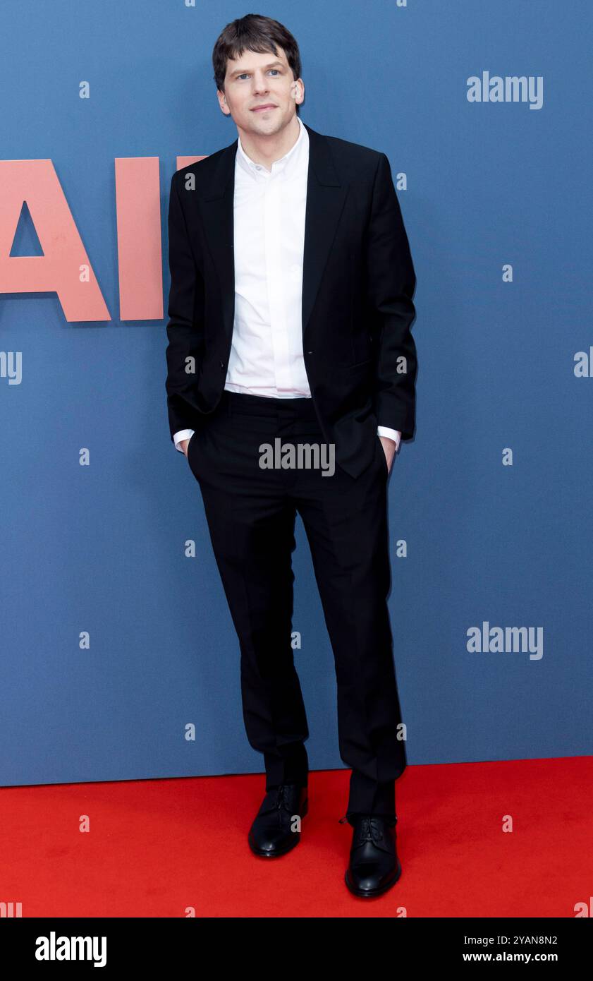 13 Oct 2024, London, England, UK - Jesse Eisenberg attending the ...