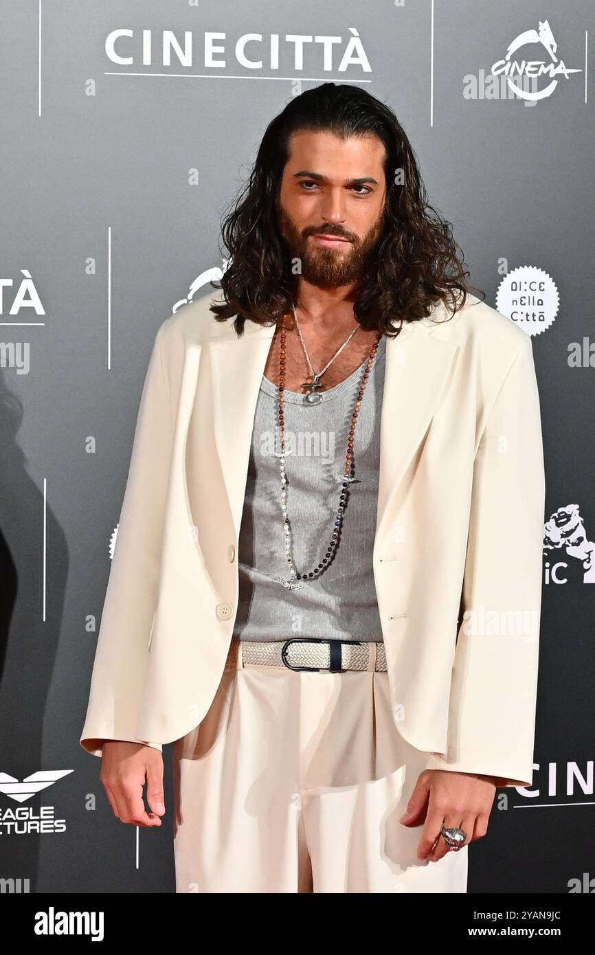 Can Yaman attend the red carpet for the film Megalopolis at Cinecitta ...