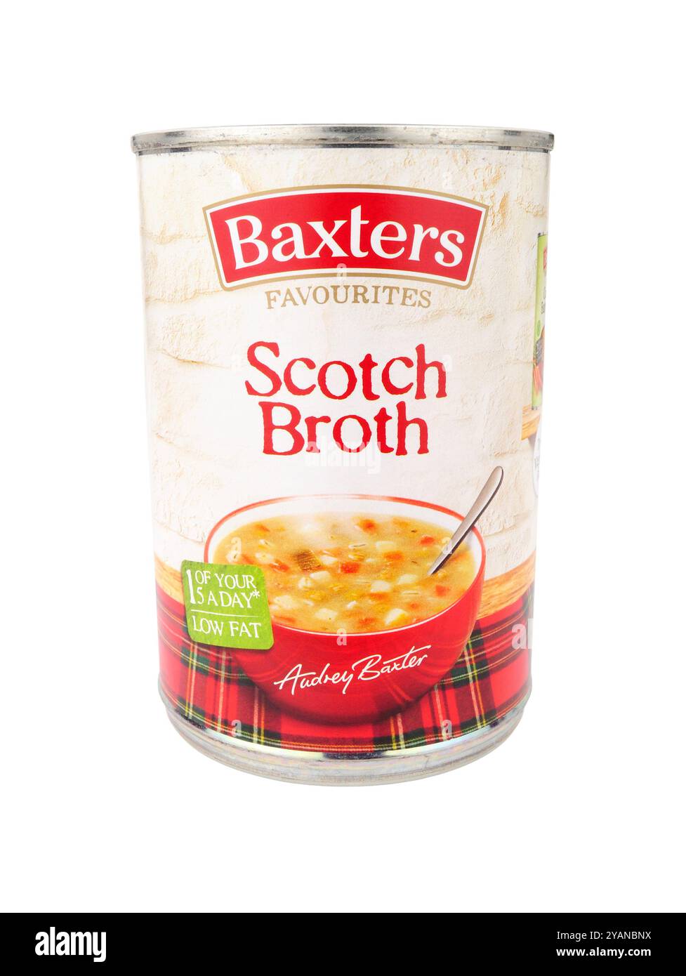 Tin of Baxters favourites Scotch broth soup in a ring pull can Stock ...