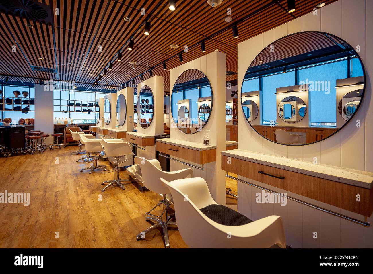 Gold Coast, QLD, Australia - Hairdressing and makeup area in TAFE ...