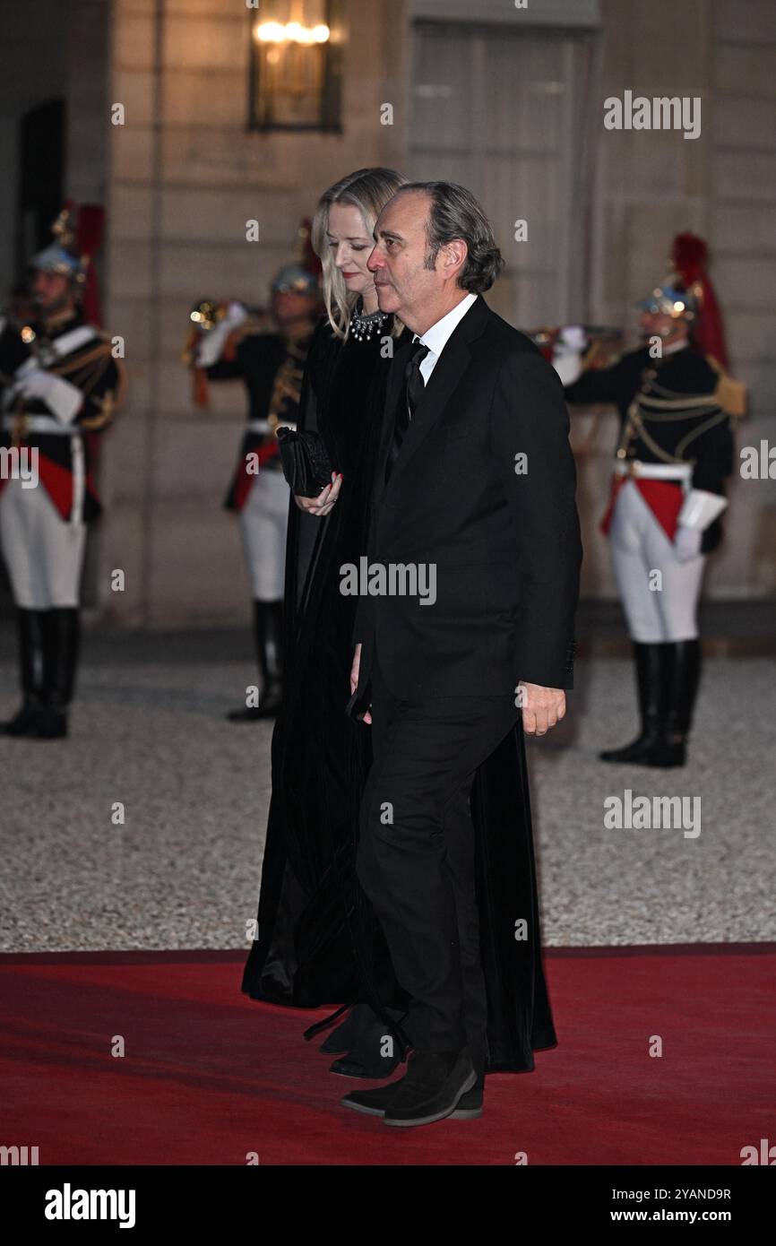 Unknown. 14th Oct, 2024. Xavier Niel and his partner Delphine Arnault ...