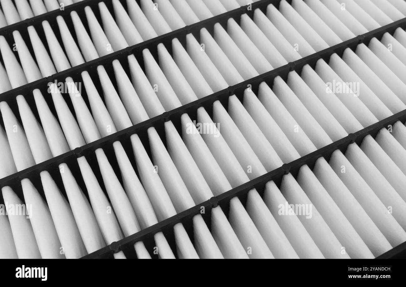 New car air filter element. Car engine air filter texture background ...