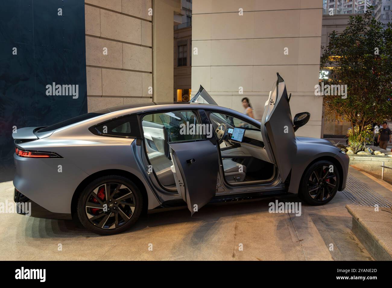 Chinese electric car maker Dongfeng, Hong Kong, China Stock Photo - Alamy