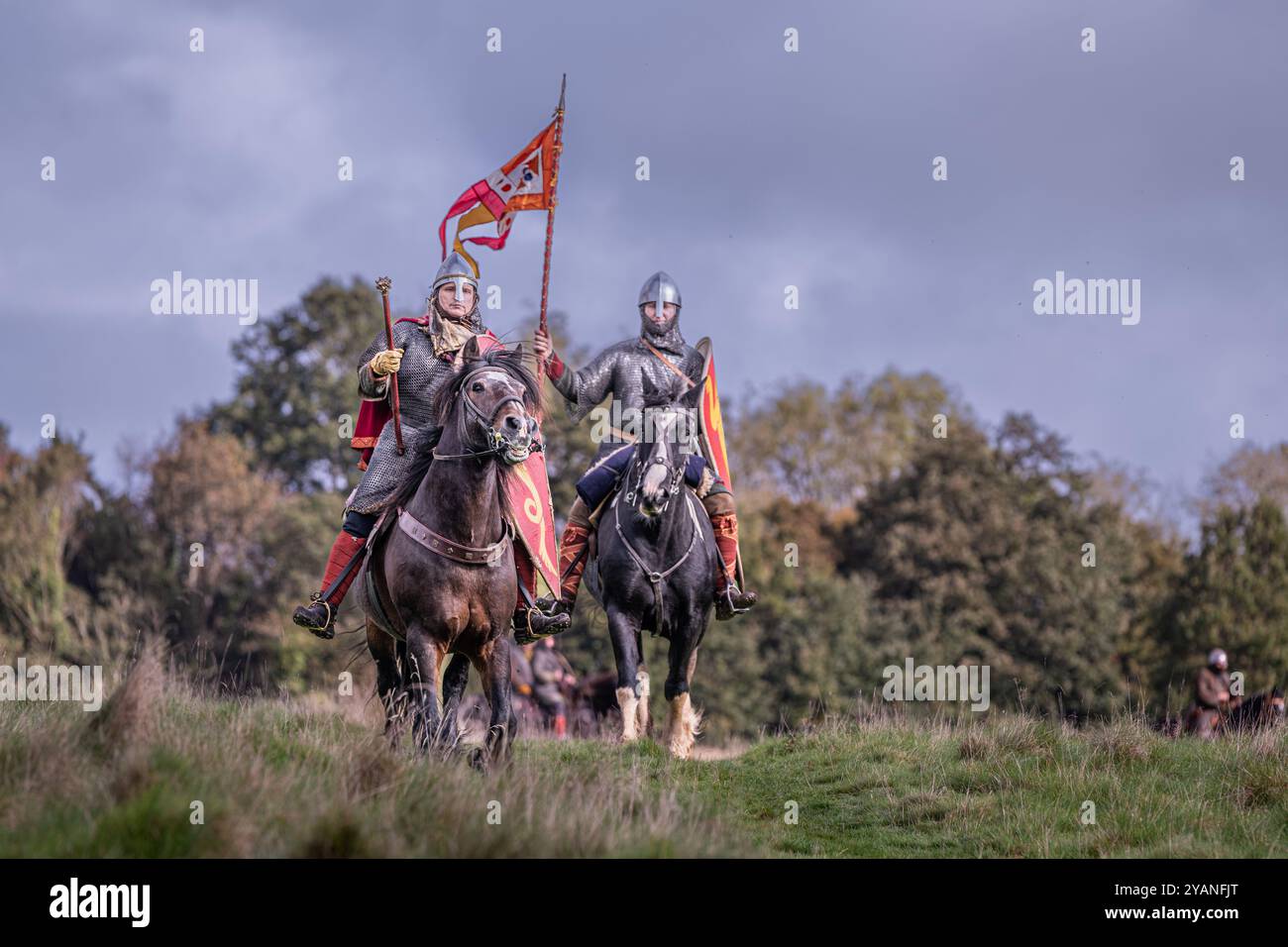 Cavalry lead the way to the decisive Battle of Hastings of 1066 at ...