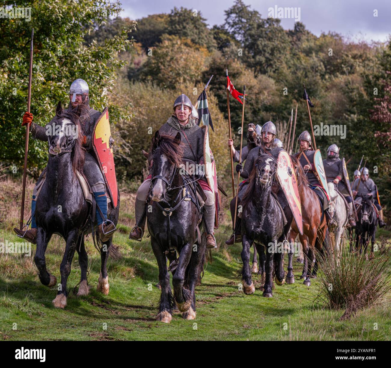 Cavalry lead the way to the decisive Battle of Hastings of 1066 at ...