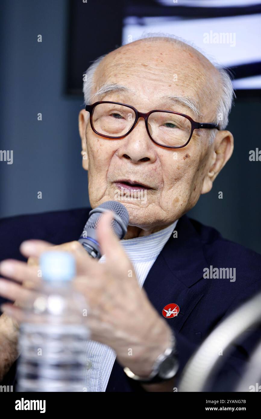 Terumi Tanaka, a cochair of Japan's leading organization of atomic bomb ...