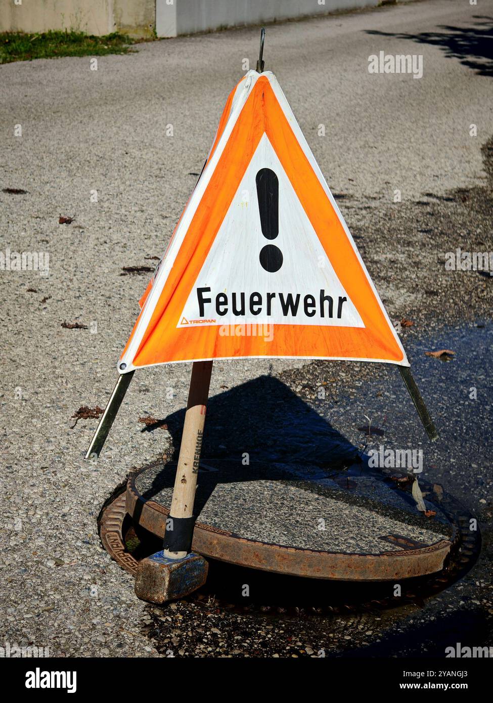 a fire department sign in german Feuerwehr, rescue and emergency ...