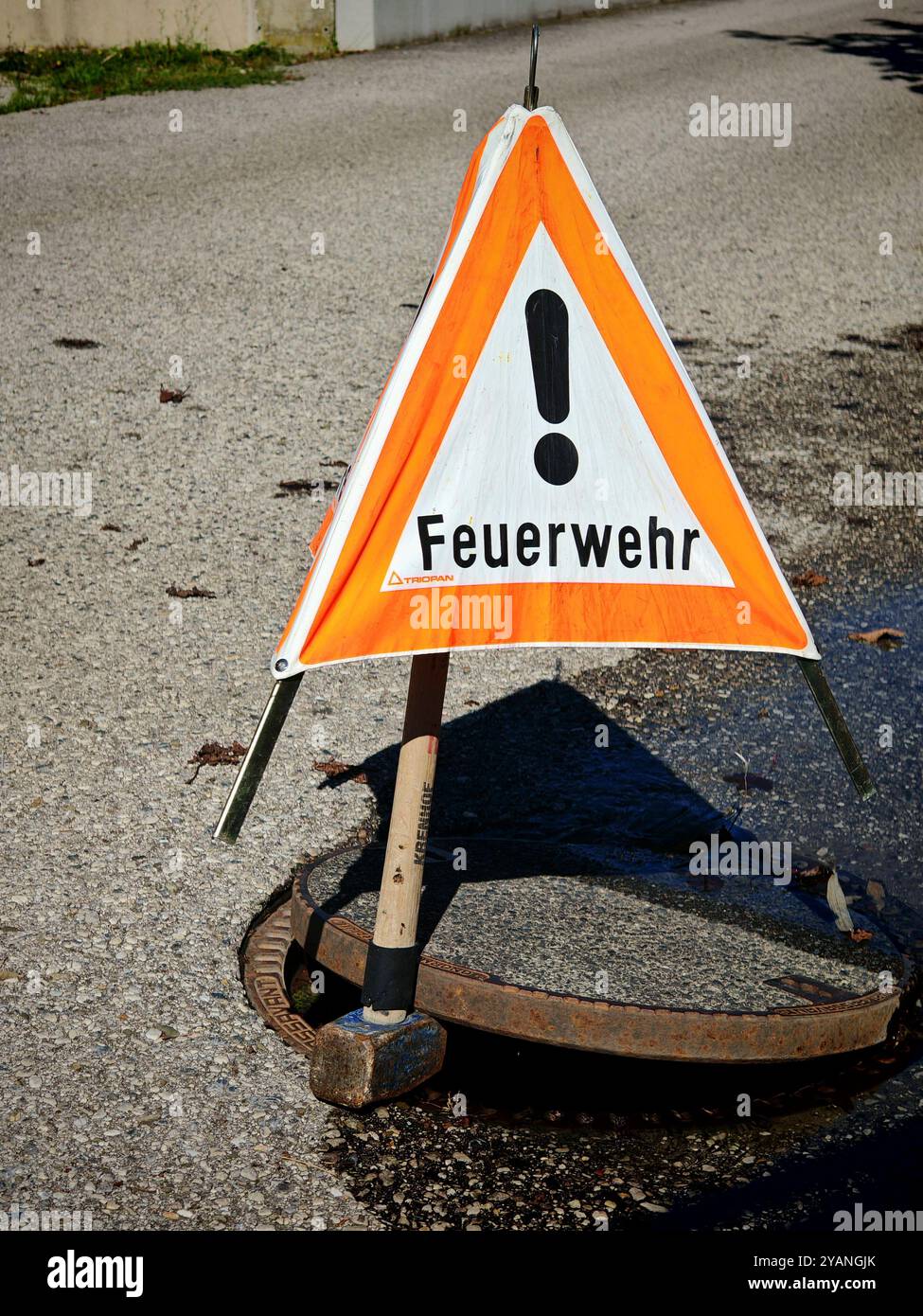 a fire department sign in german Feuerwehr, rescue and emergency ...