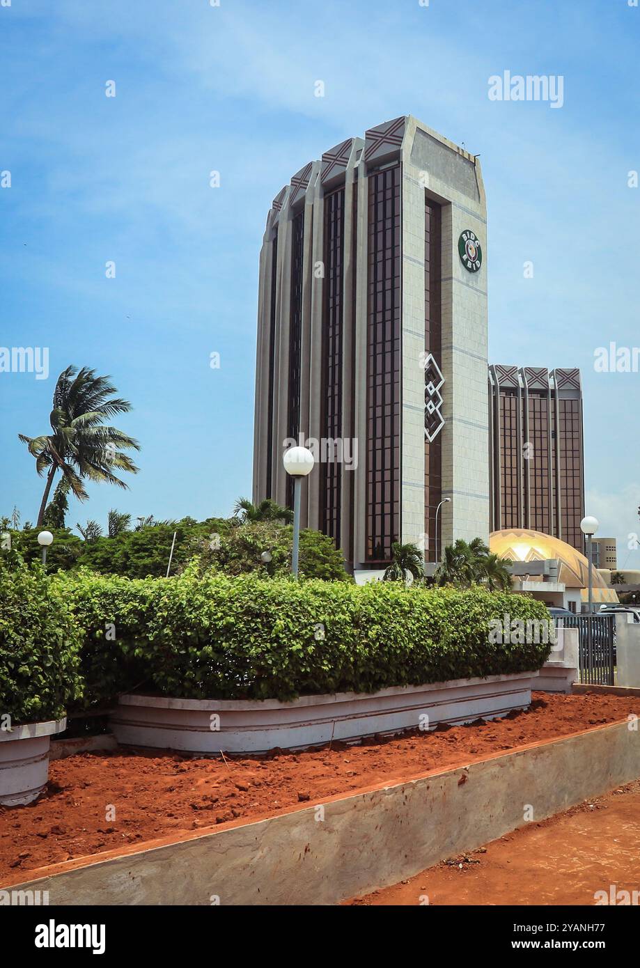 Modern Building of the International Bank in Lome, Togo Stock Photo - Alamy