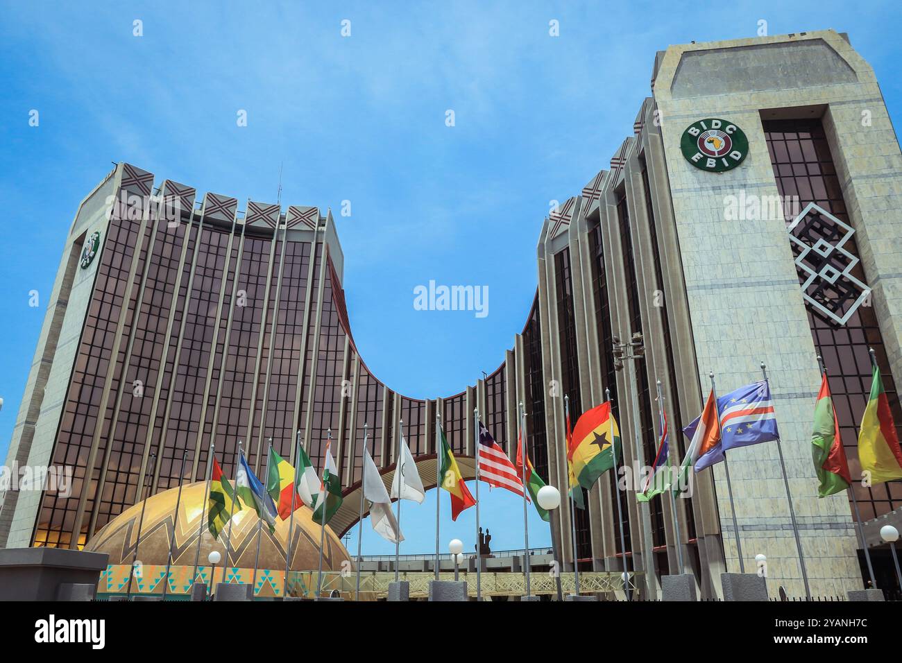Modern Building of the International Bank in Lome, Togo Stock Photo - Alamy