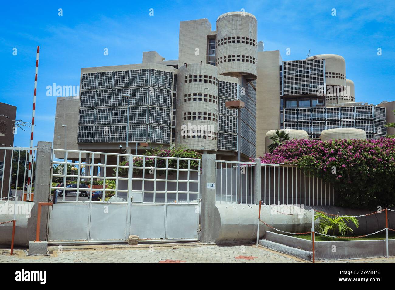 Modern Building of the International Bank in Lome, Togo Stock Photo - Alamy