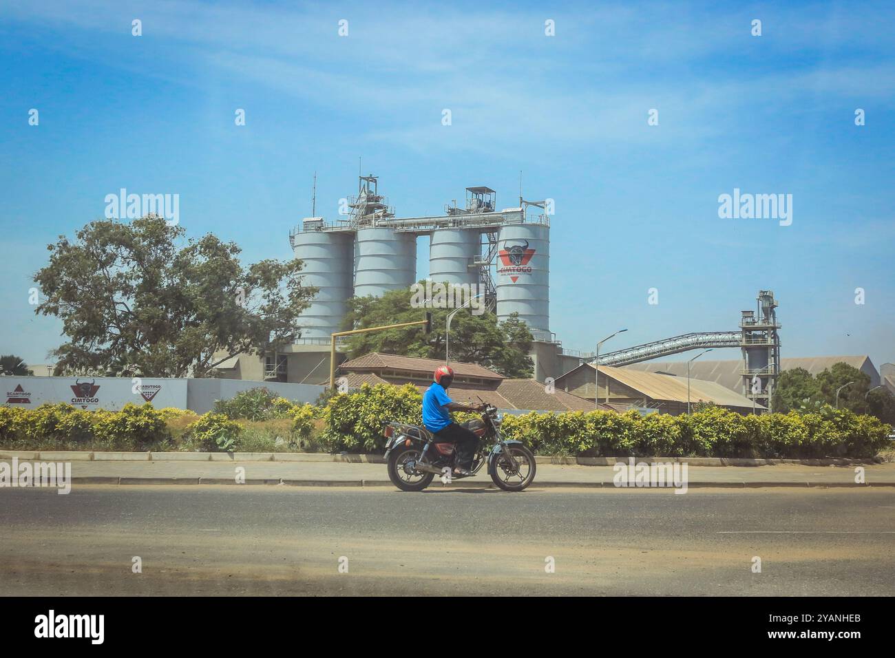 Modern Industrial Buildings on the Territory of Togo, West Africa Stock ...