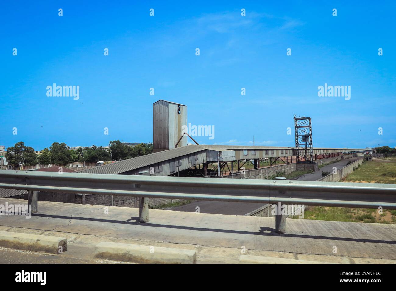 Modern Industrial Buildings on the Territory of Togo, West Africa Stock ...