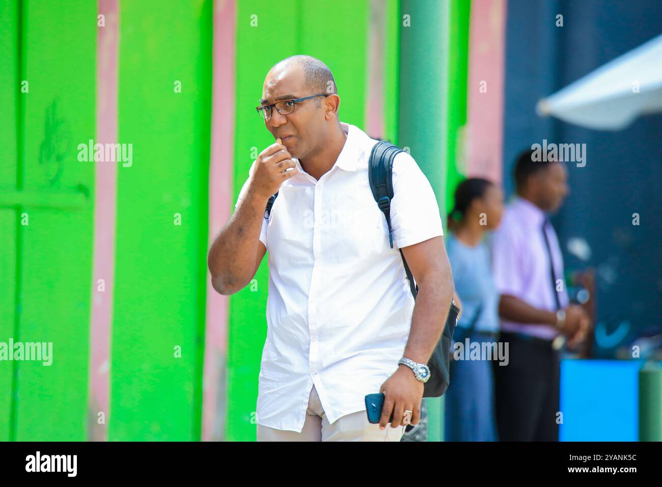 Local Men with Authentic appearance on the Pointe-a-Pitre street ...